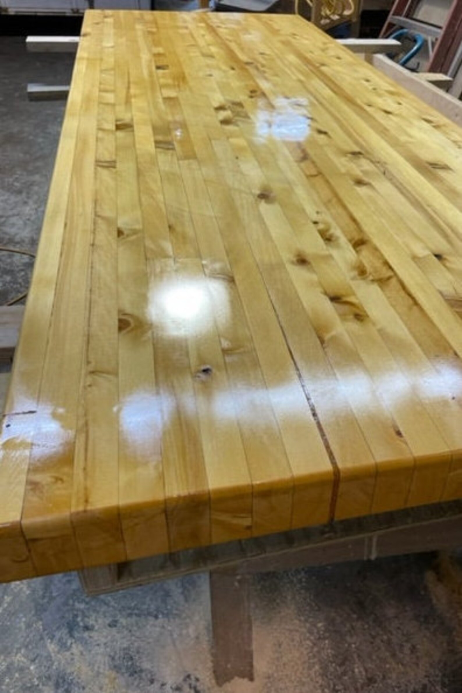 Table Top - Alaskan Yellow Cedar Glue Laminated Beam Fully Finished ...