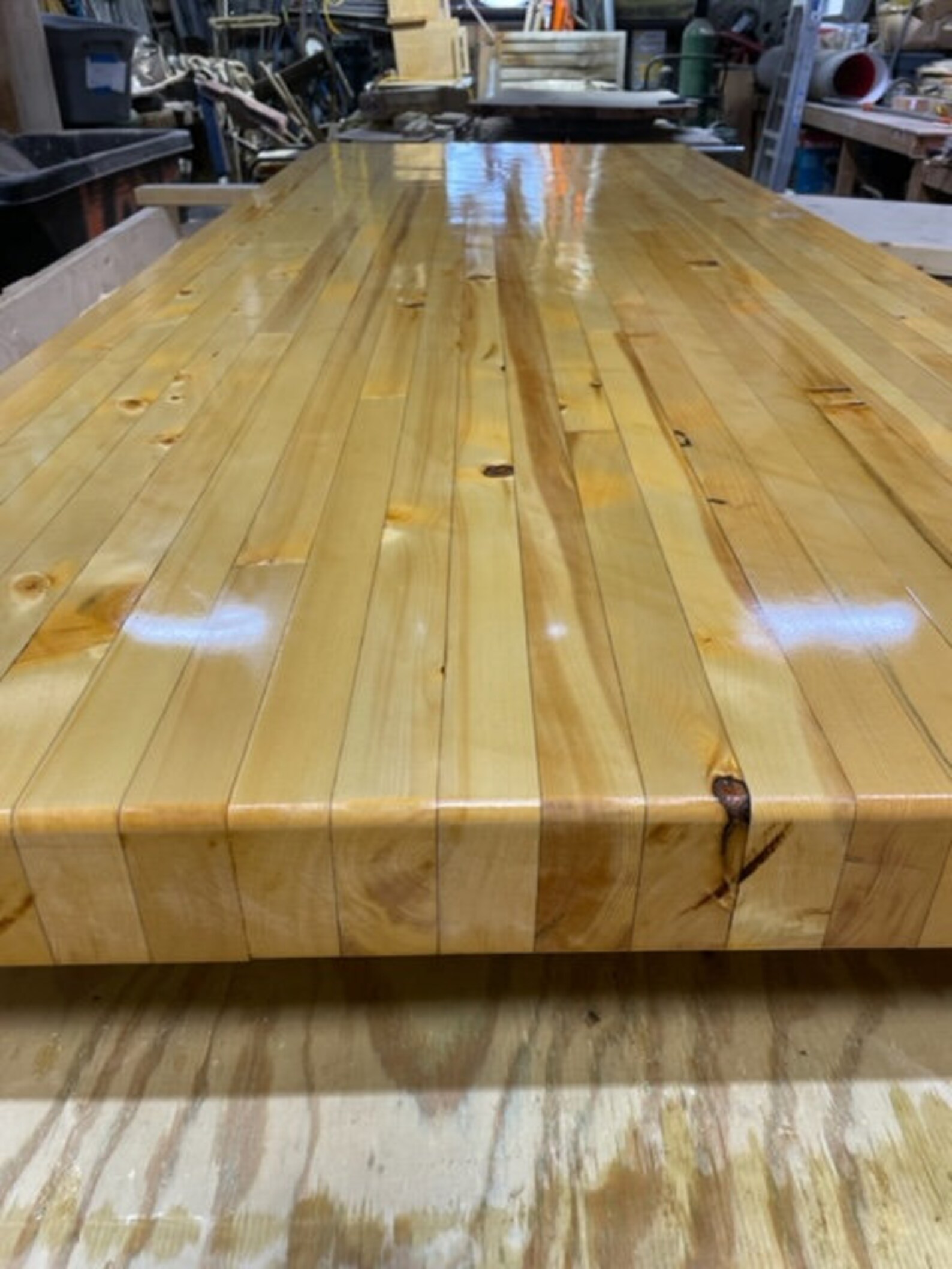 Table Top - Alaskan Yellow Cedar Glue Laminated Beam Fully Finished ...
