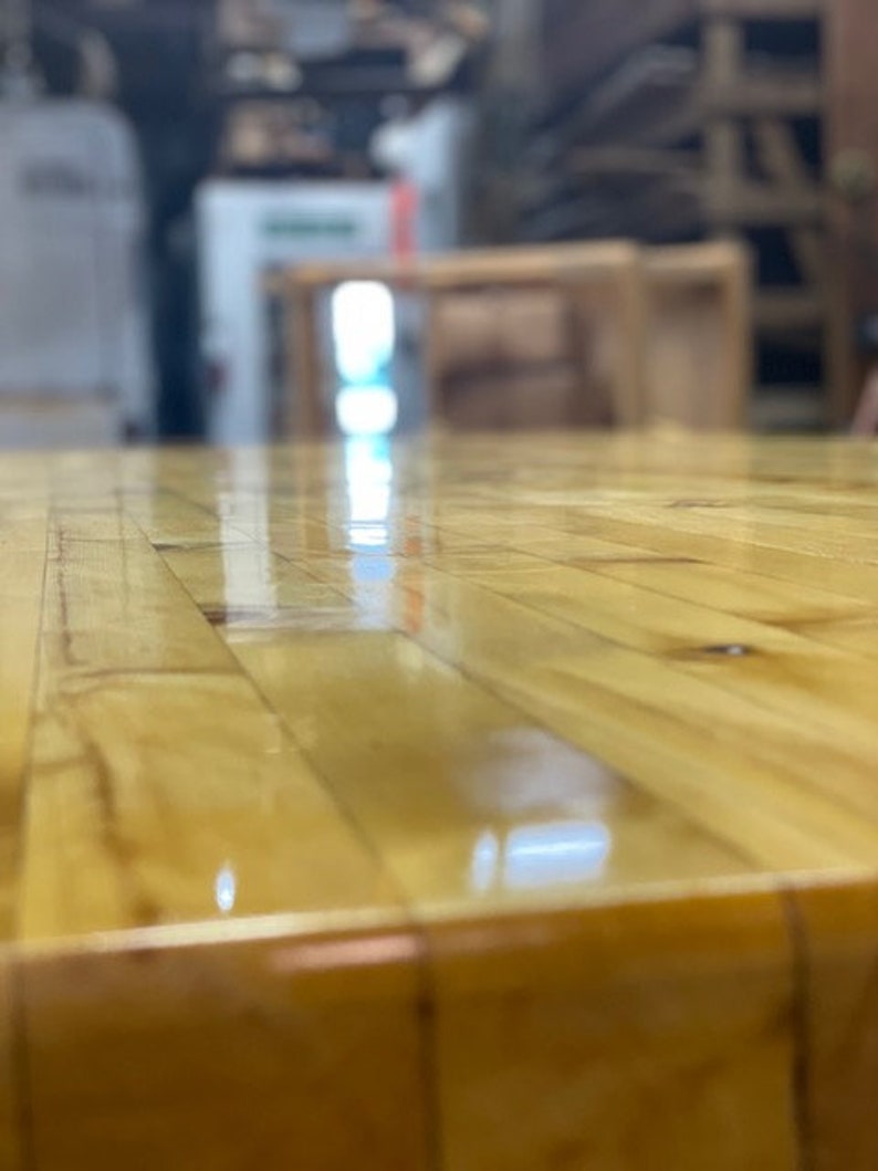 Table Top - Alaskan Yellow Cedar Glue Laminated Beam Fully Finished ...