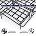 Smartbase Foldable Metal Platform Bed Frame Mattress Foundation With ...