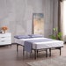 Smartbase Foldable Metal Platform Bed Frame Mattress Foundation With ...