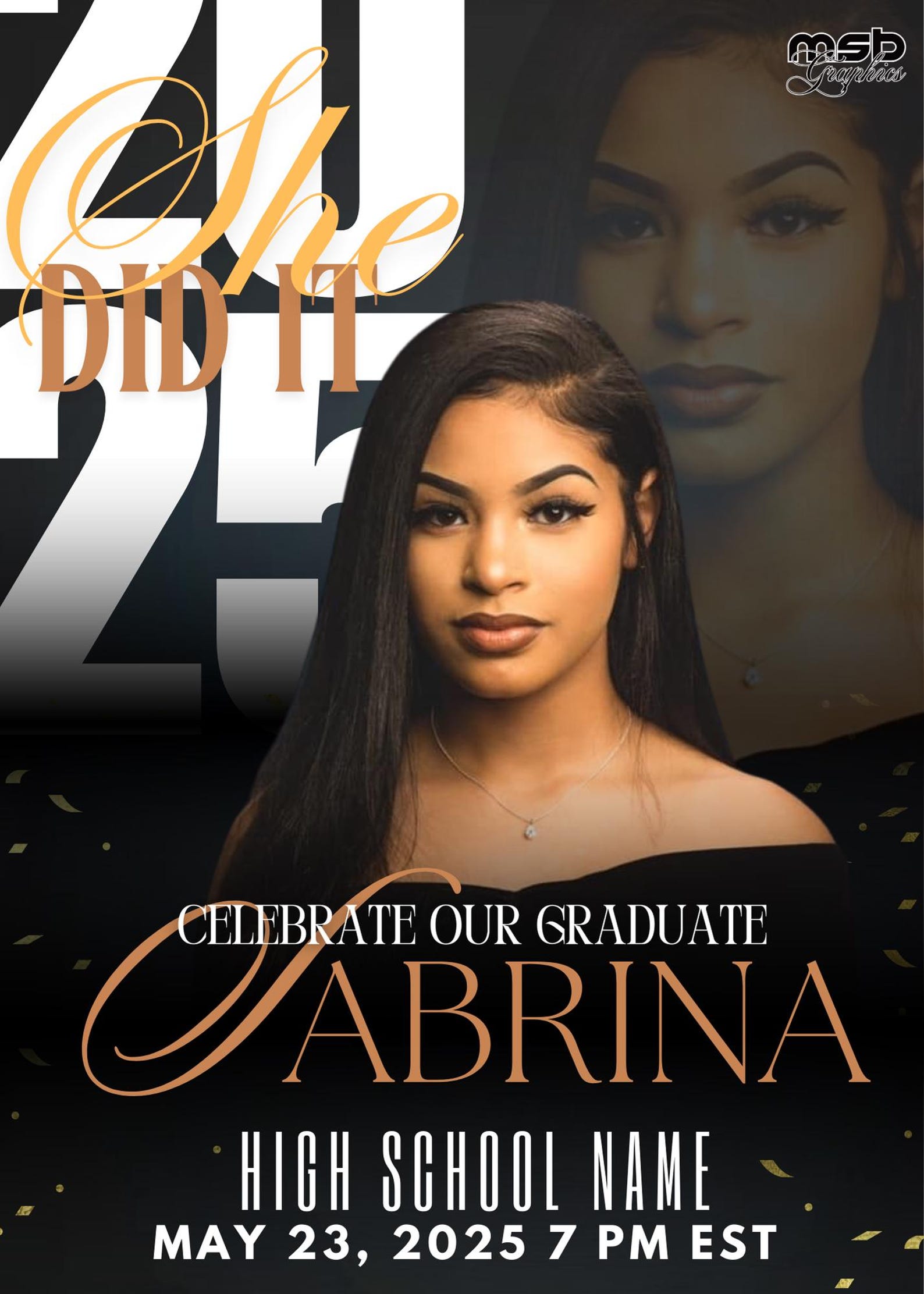 Graduation Canva Templetes - Etsy