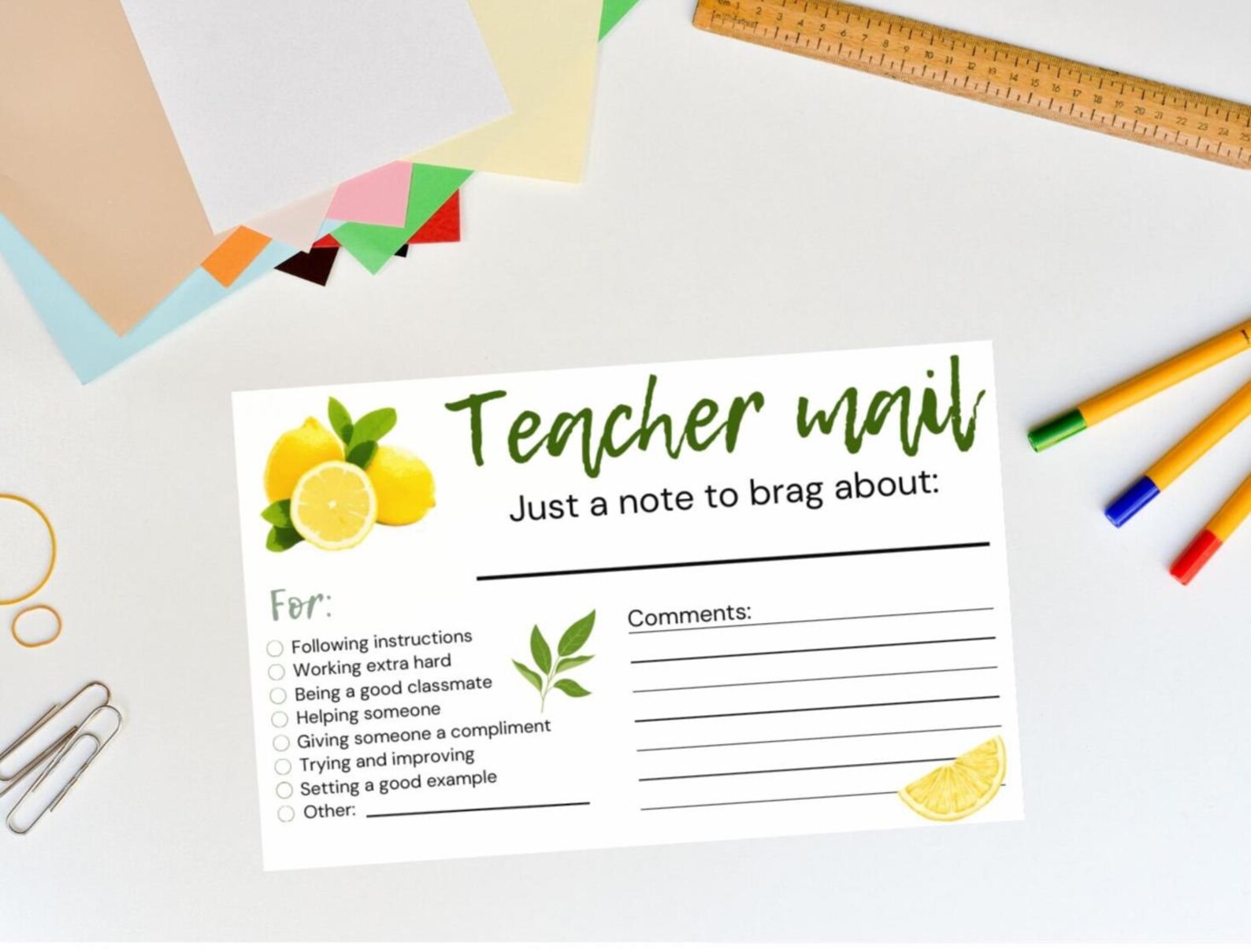 Teacher Mail | Brag Mail | Back to School | Classroom Mail | Classroom ...