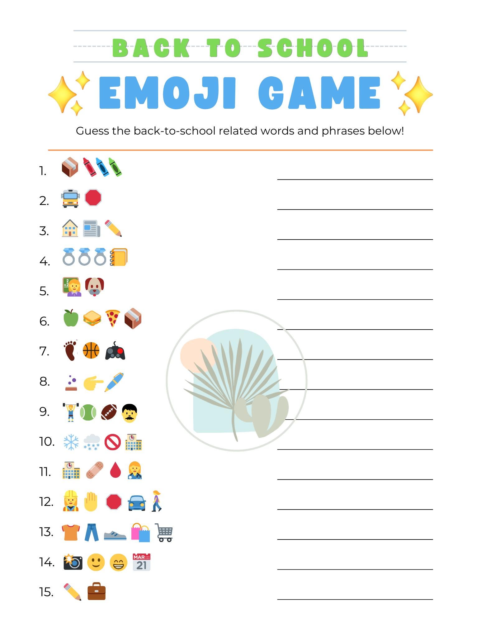 Back to School Game | Teacher | Student Ice Breaker | Classroom Games ...