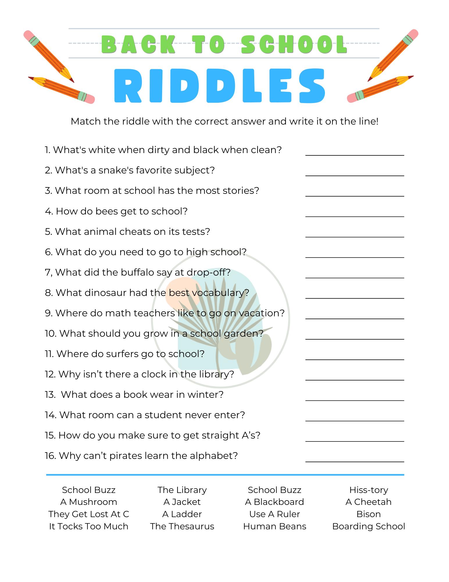 Back to School Game | Teacher | Student Ice Breaker | Classroom Games ...