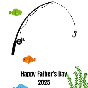 Father’s Day | Handprint Gift | Printable Father's Day | Fishing Father ...