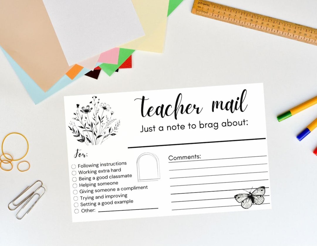 Teacher Mail | Brag Mail | Back to School | Classroom Mail | Classroom ...