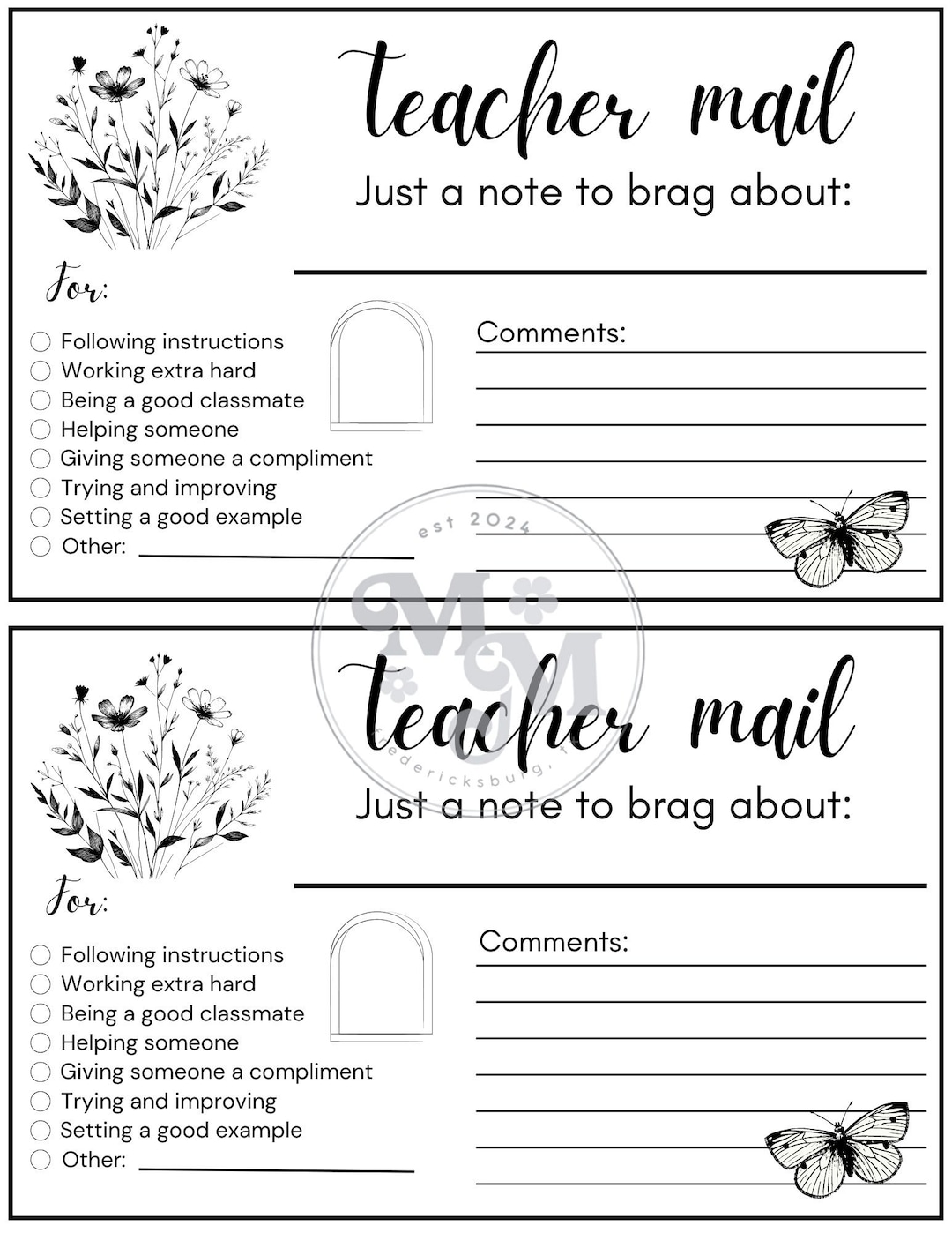 Teacher Mail | Brag Mail | Back to School | Classroom Mail | Classroom ...