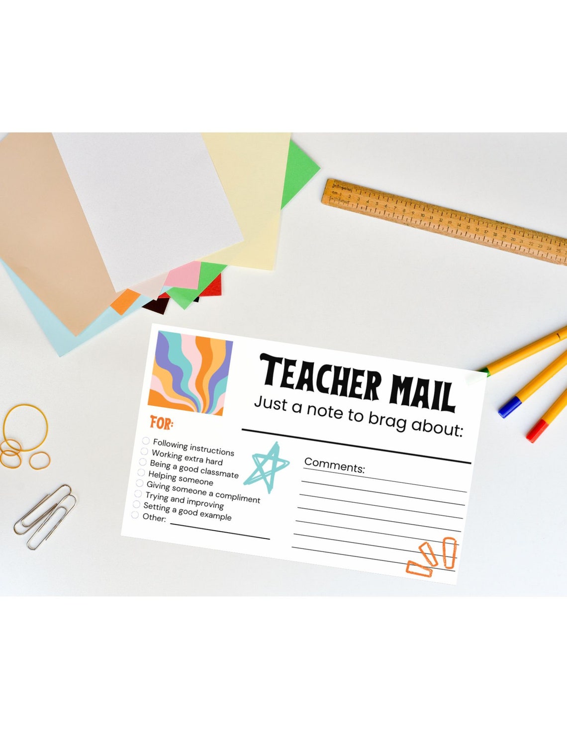 Teacher Mail | Brag Mail | Back to School | Classroom Mail | Classroom ...