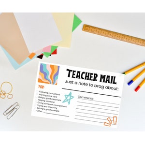 Teacher Mail | Brag Mail | Back to School | Classroom Mail | Classroom ...