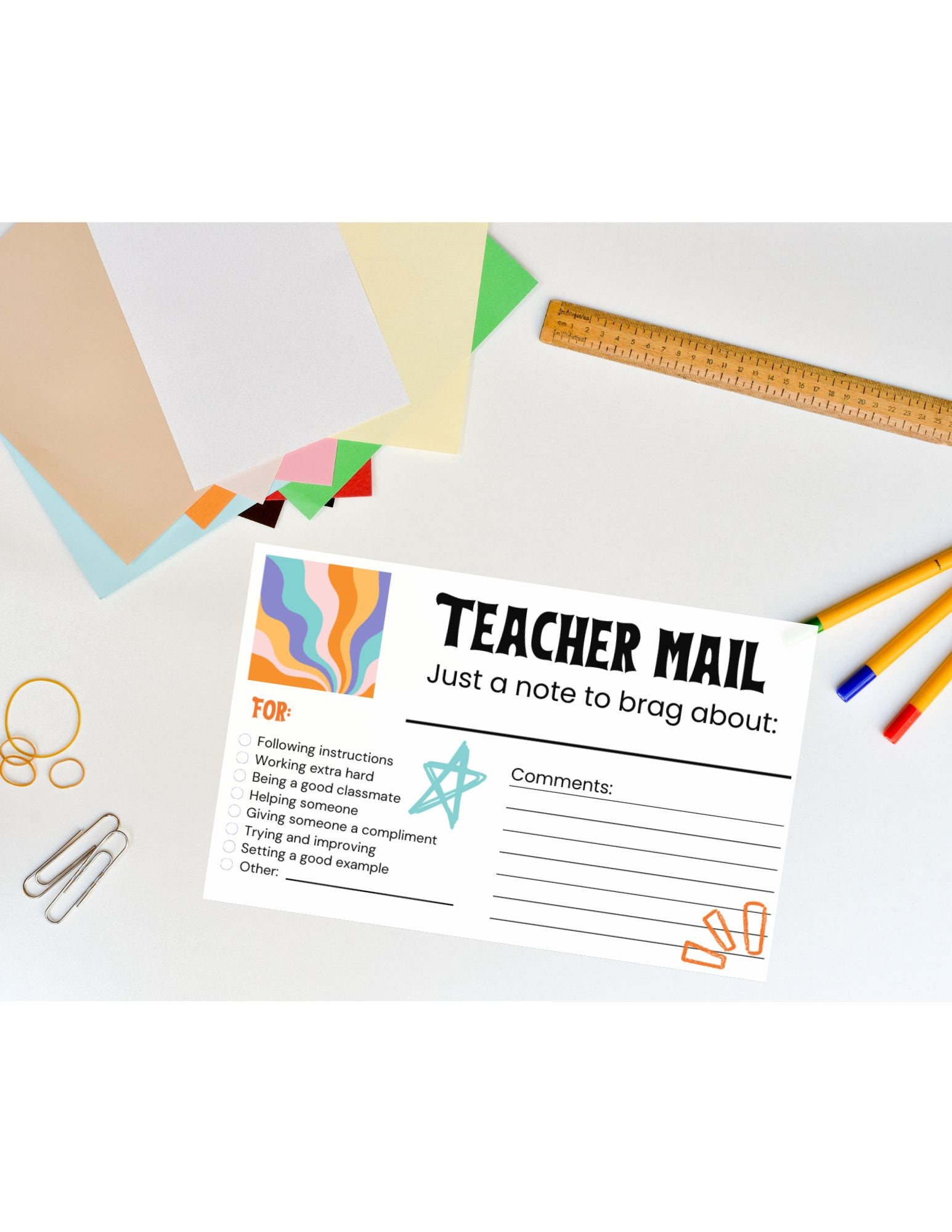 Teacher Mail | Brag Mail | Back to School | Classroom Mail | Classroom ...