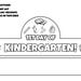 First Day of Kindergarten Hat | Printable Crown Coloring Craft | Back ...