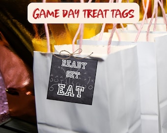 Football Treat Tags | Snack Tags | Treat Bag Tag | Football Mom ...