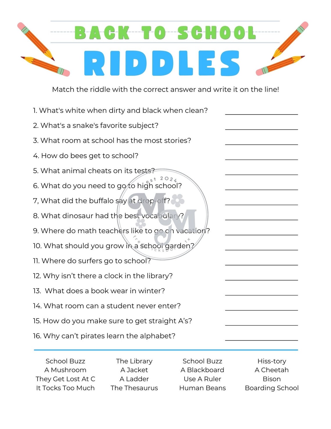 Back to School Game | Teacher | Student Ice Breaker | Classroom Games ...