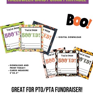 Halloween Candygram Printable | PTO Fundraiser | PTA Fundraiser ...