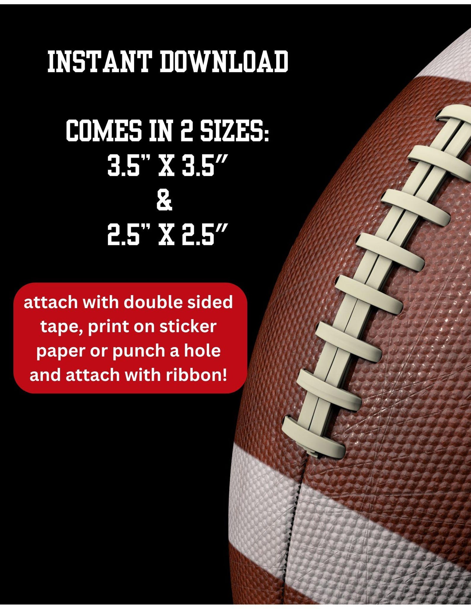 Football Treat Tags | Snack Tags | Treat Bag Tag | Football Mom ...