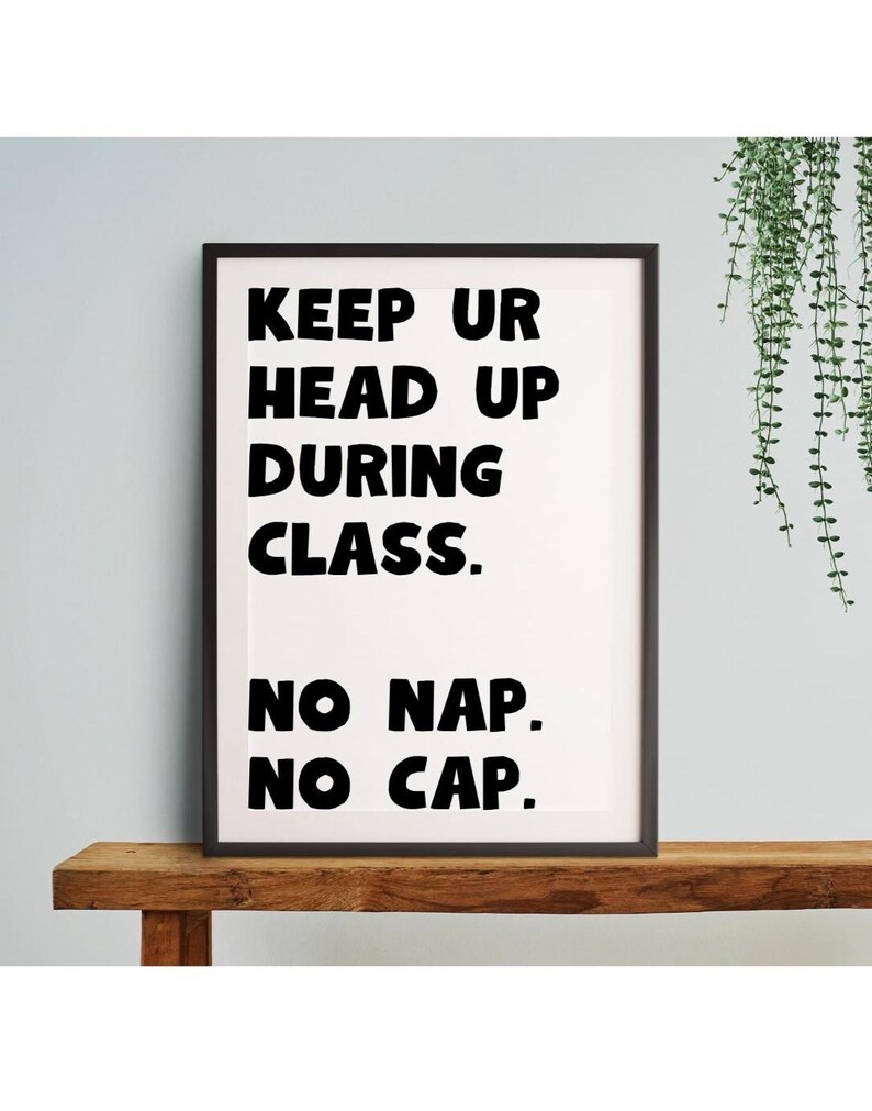 Funny Classroom Sign Printable | Instant Download | Teacher Decor ...