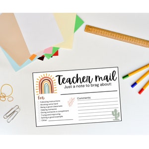 Teacher Mail | Brag Mail | Back to School | Classroom Mail | Classroom ...