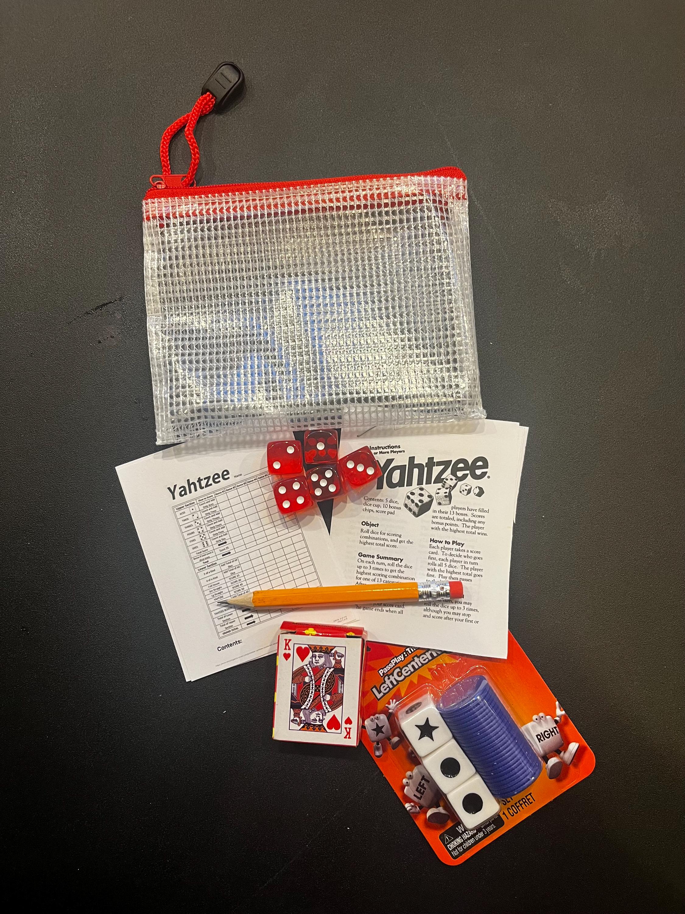 3 Game Travel Pouch - Mini - Etsy