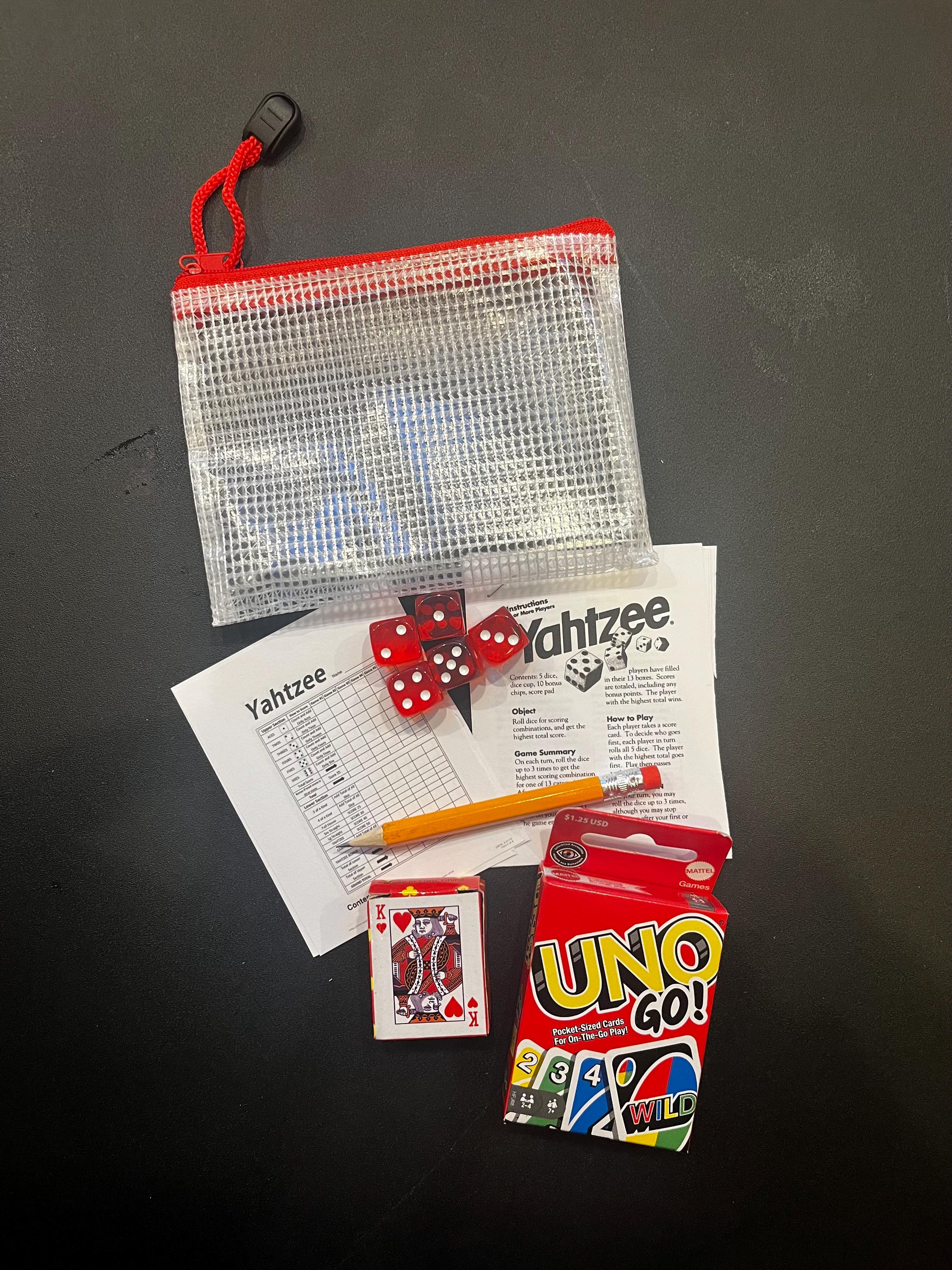 3 Game Travel Pouch - Mini - Etsy