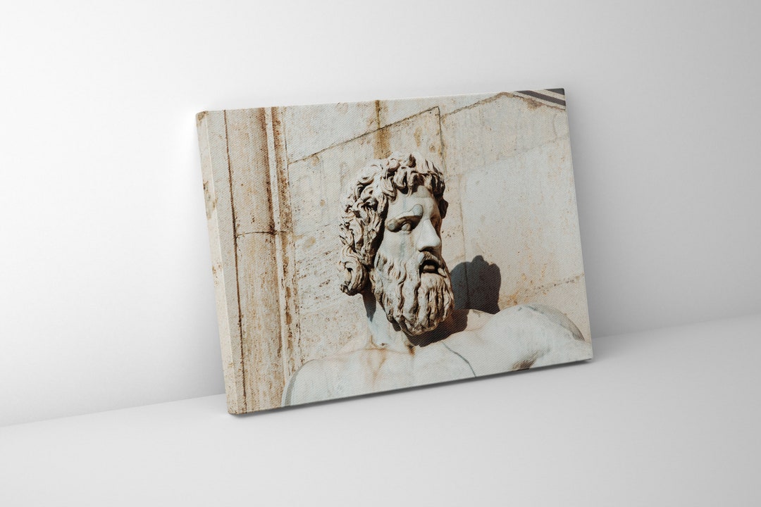 Italian Statue Mounted Canvas - Ready to Hang - Premium Posters ...