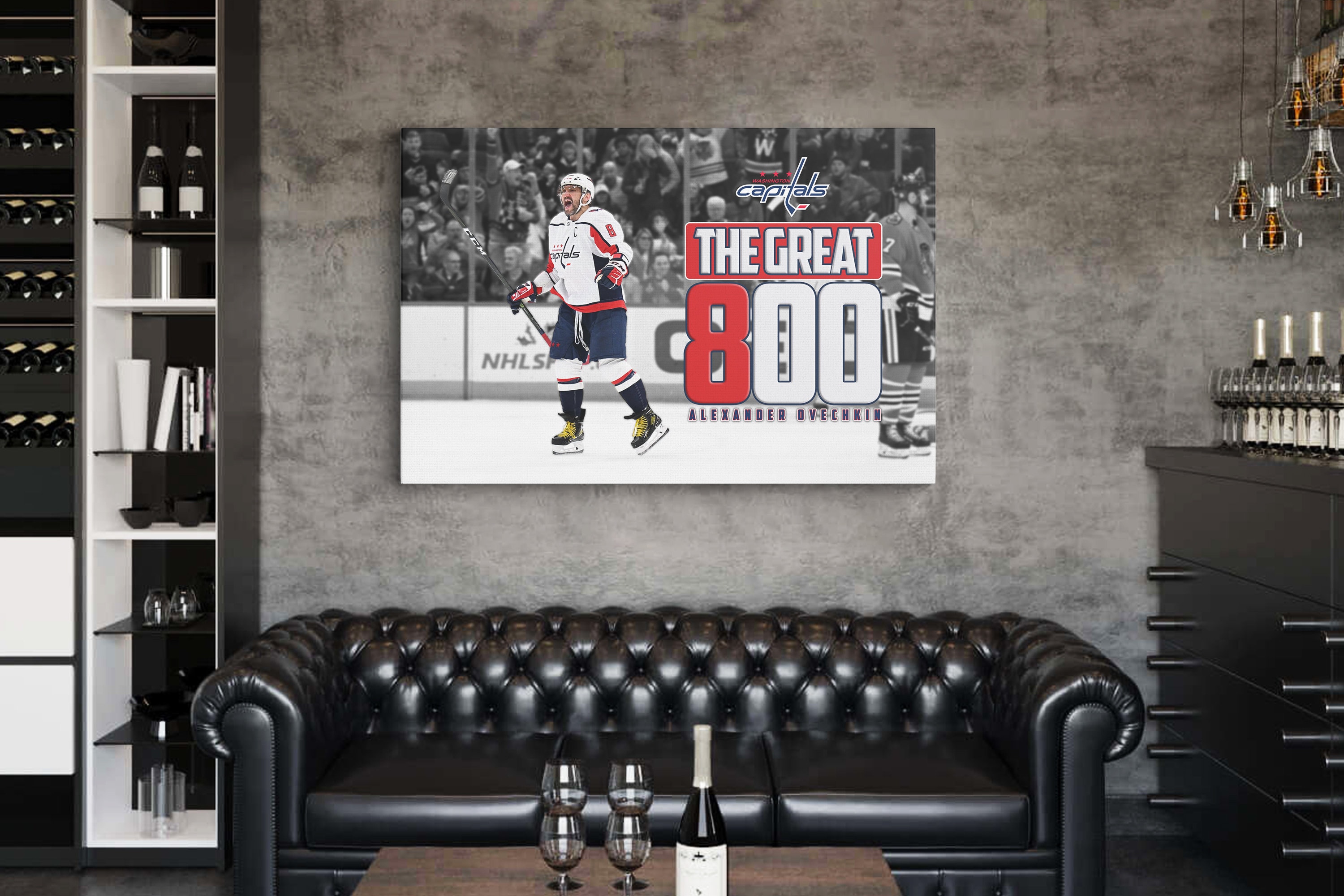 Ovi Ovi Ovi Washington Capitals Alexander Ovechkin 800 GOALS Mounted ...