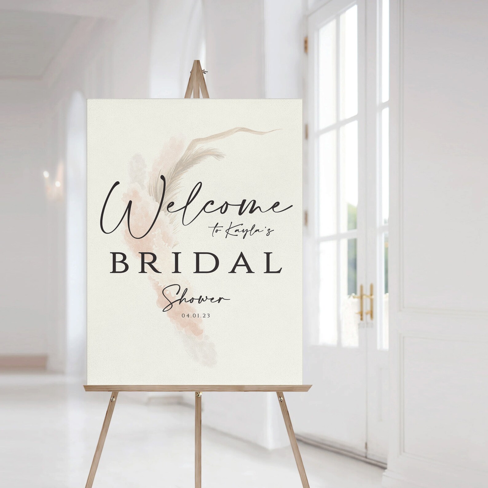 Printed Bridal Shower Welcome Foamboard Sign Welcome Bridal Shower Sign ...