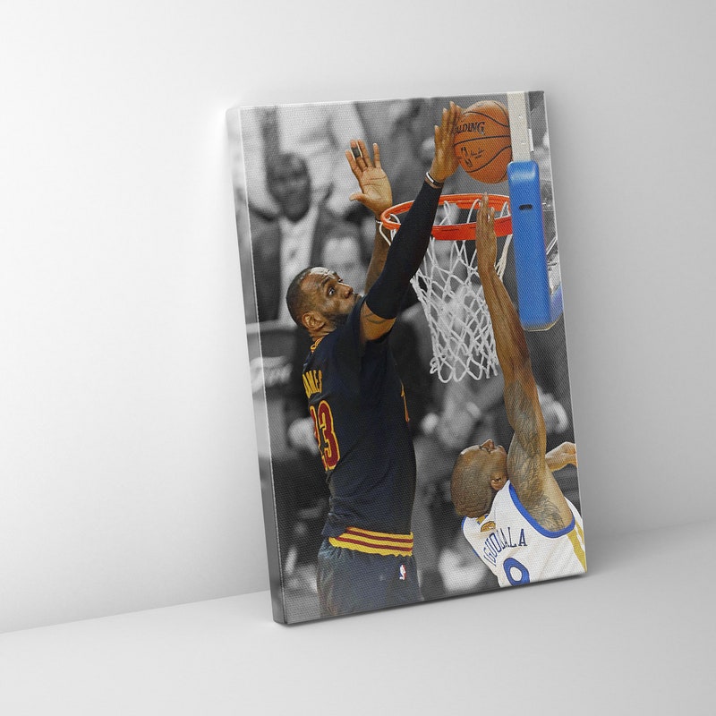 Lebron James Canvas - Etsy
