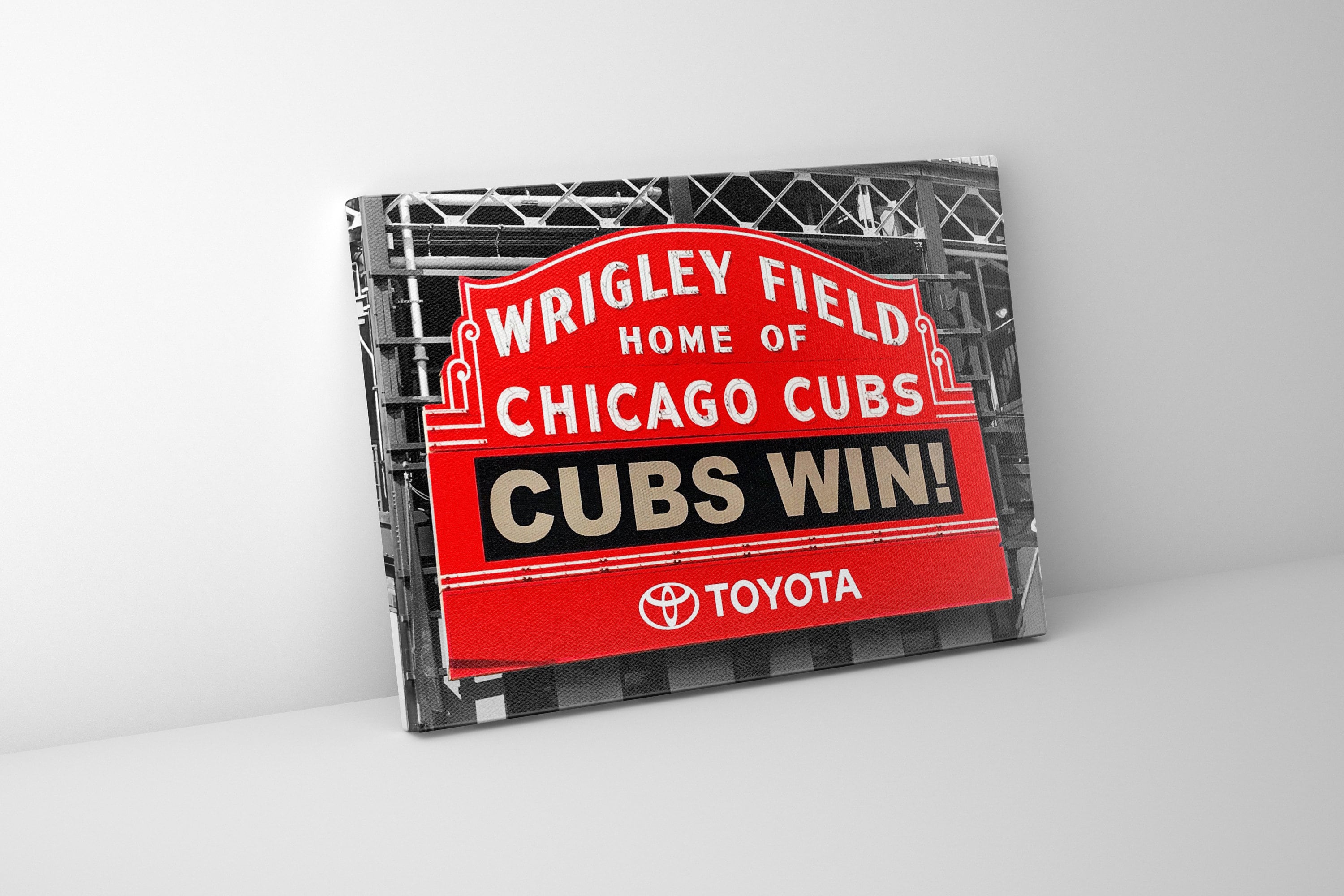 Wrigley Field Marquee Sign Chicago Illinois Mounted Canvas Ready to ...