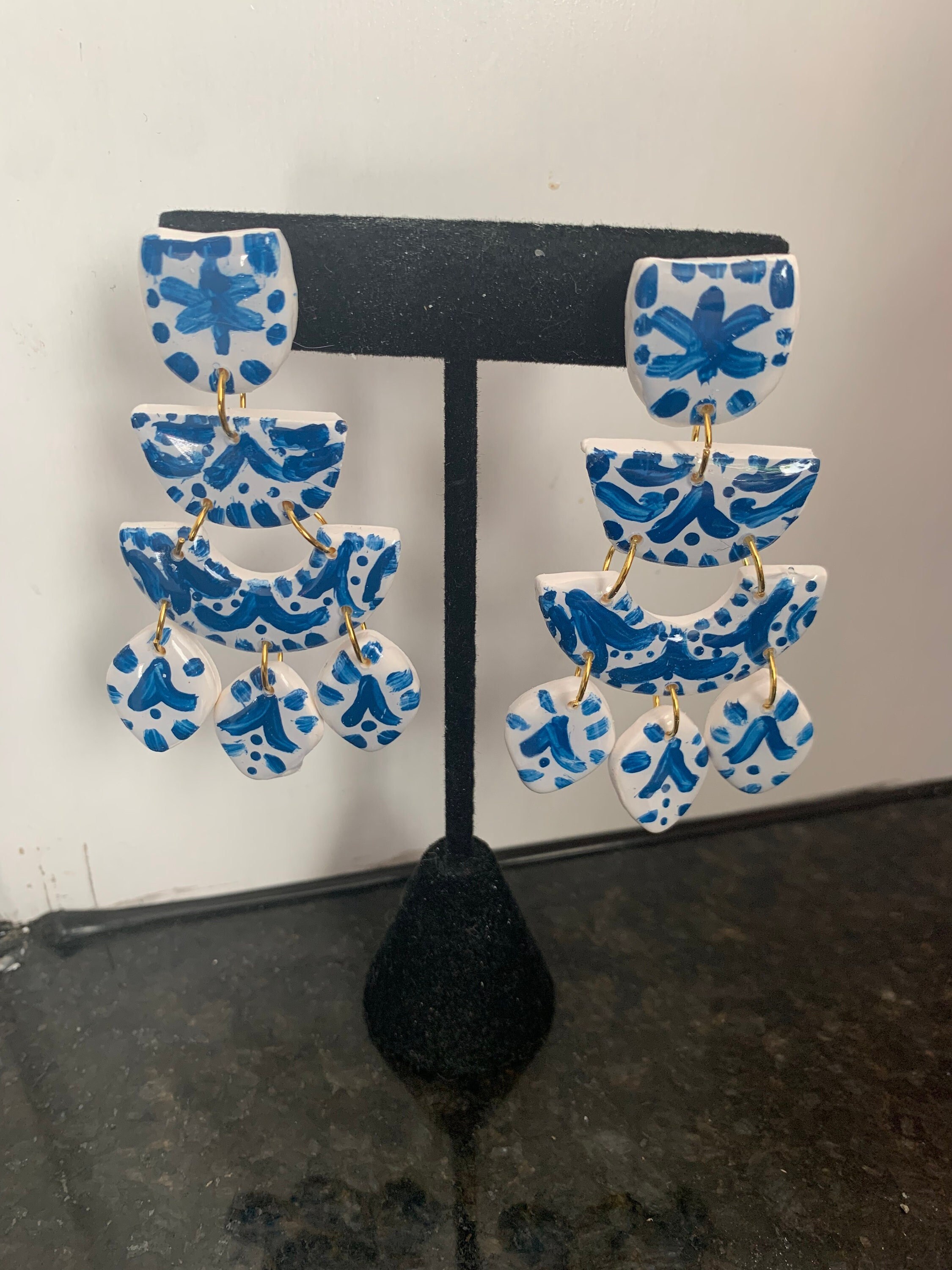 SANTORINI | Hand Painted Collection | Handmade to Order Polymer Clay ...
