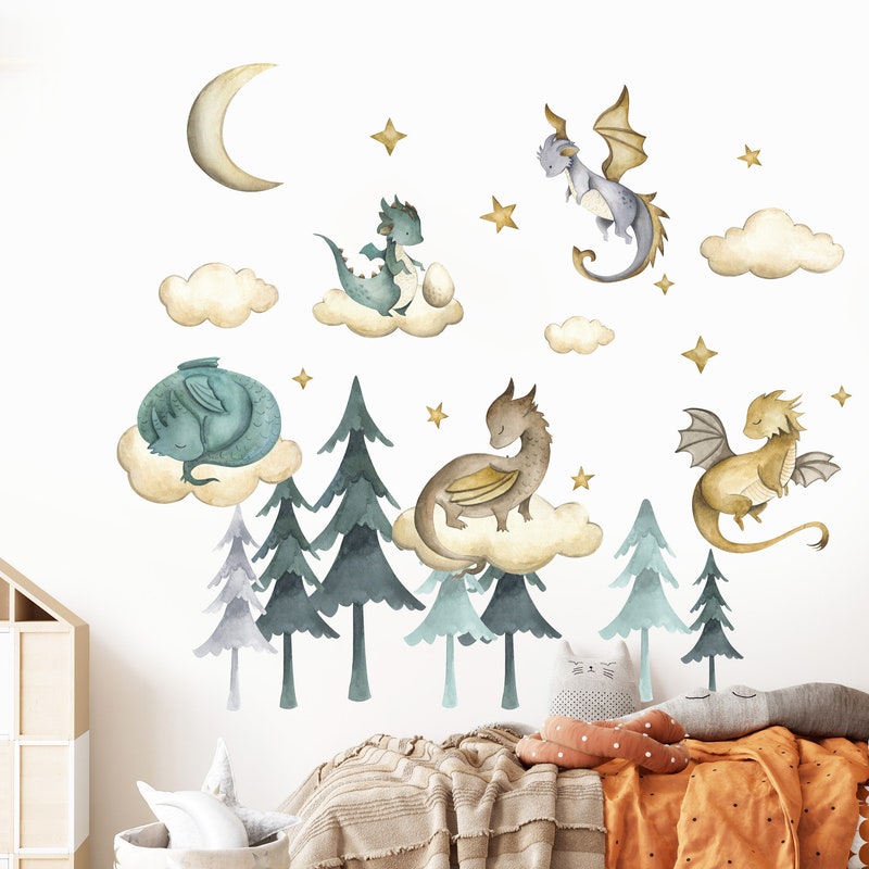 Baby Dragons Decals - Etsy