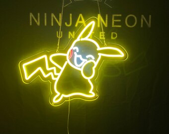 Pikachu Neon Sign Art - Etsy