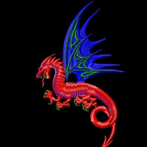 Dragon Embroidery Design, Digital Download, Embroidery Machine File ...