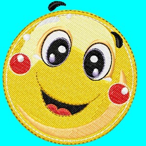 SMILEY FACE Embroidery Digital Download Design Embroidery Machine File - Etsy