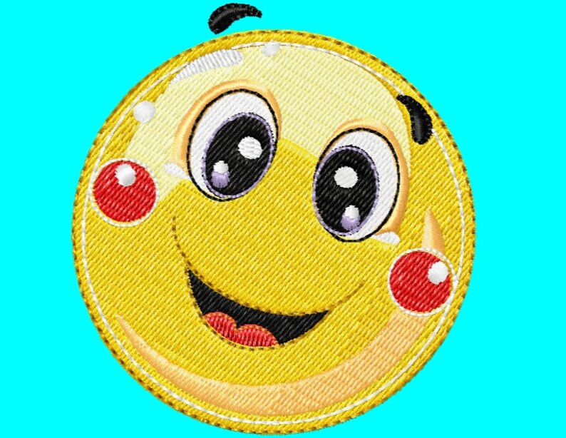 SMILEY FACE Embroidery Digital Download Design Embroidery Machine File - Etsy