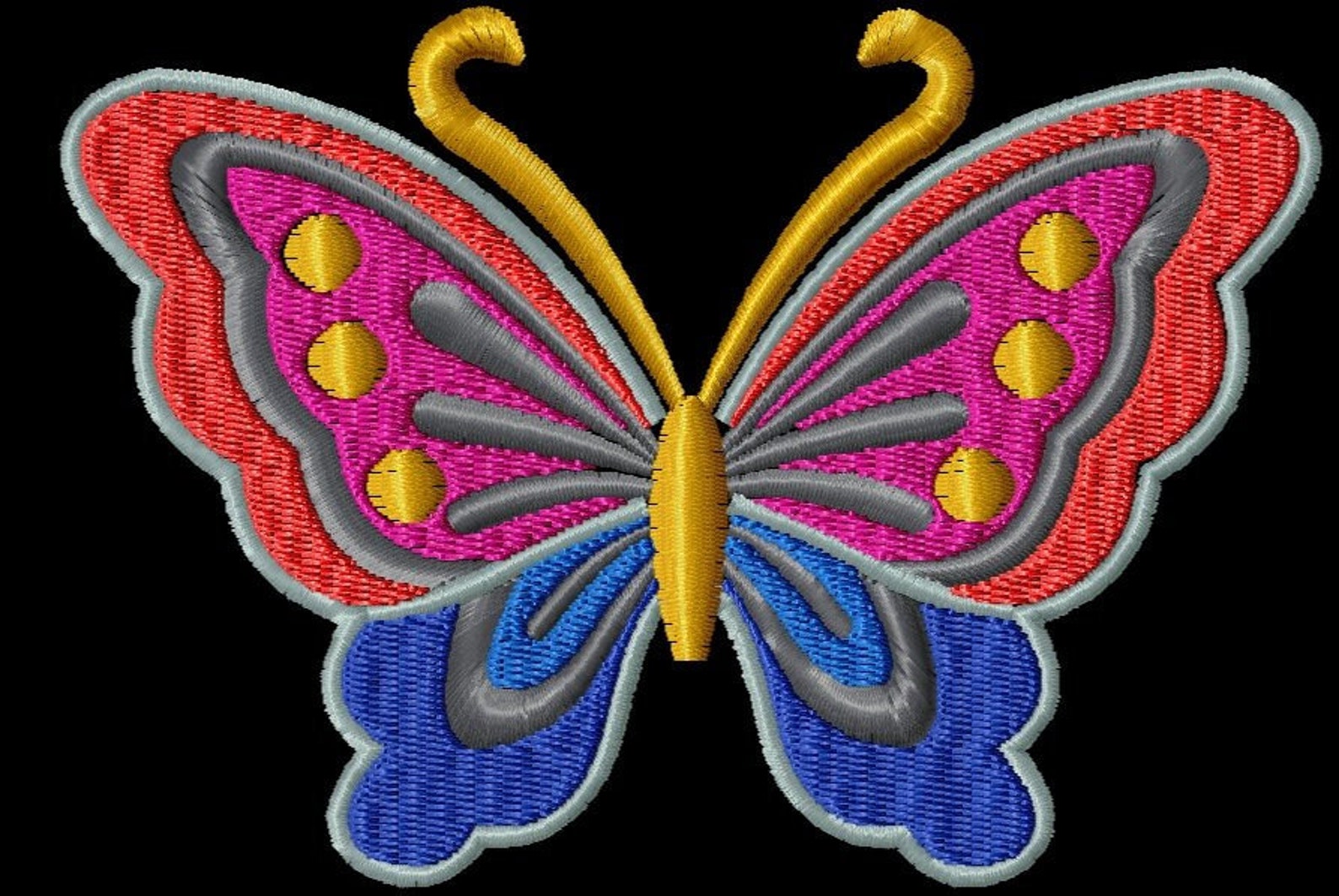 BUTTERFLY, DIGITAL DOWNLOAD!!! Embroidery Machine File!!! - Etsy