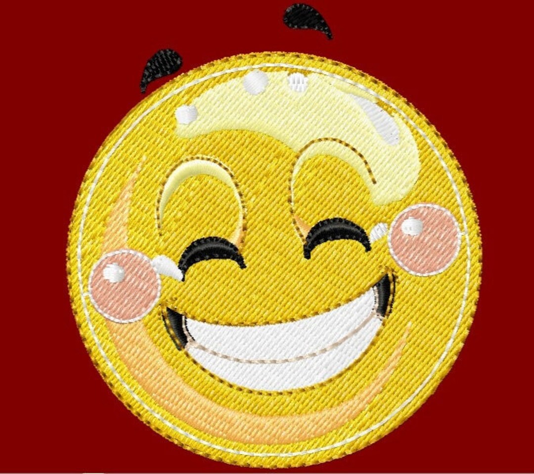 Smiley Face Embroidery Machine Design, Digital Download, Machine File!!! - Etsy
