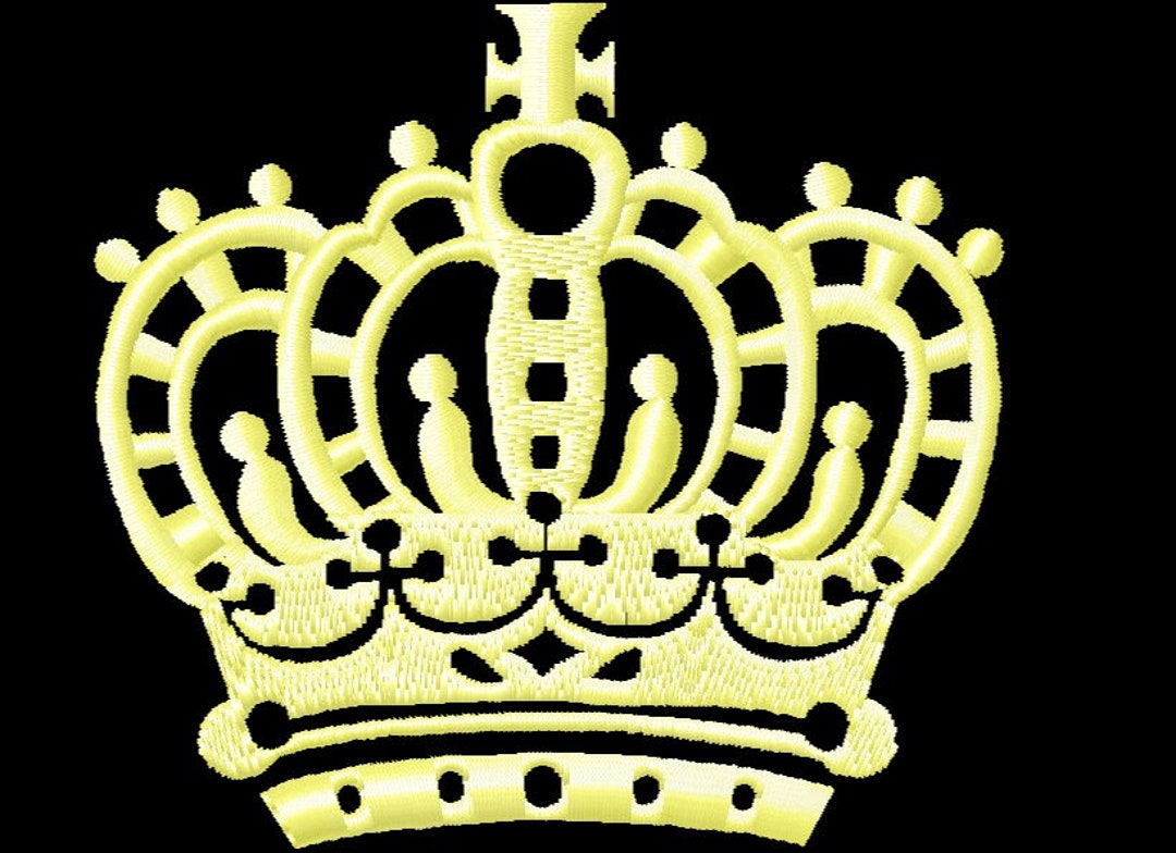 CROWN Design, Embroidery Machine File, Digital Download - Etsy
