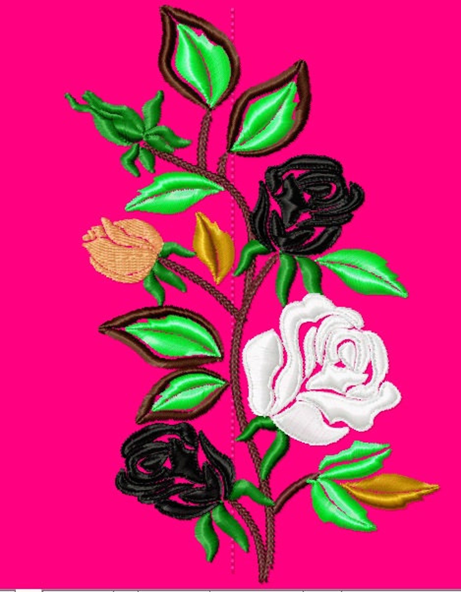 Floral Embroidery Machine Design FLORAL Digital Download Embroidery ...