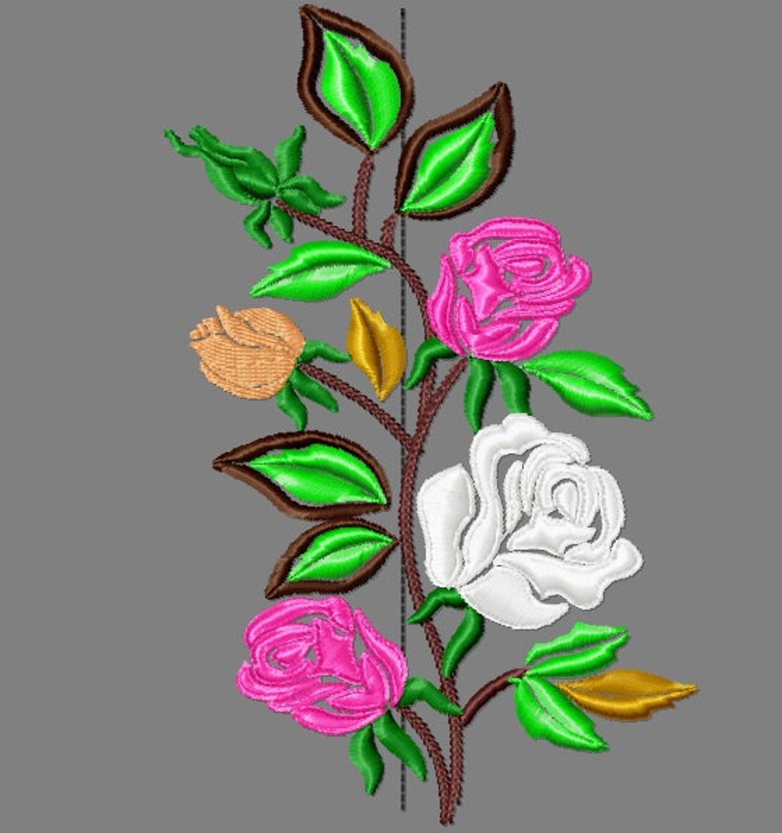 Floral Embroidery Machine Design FLORAL Digital Download Embroidery ...