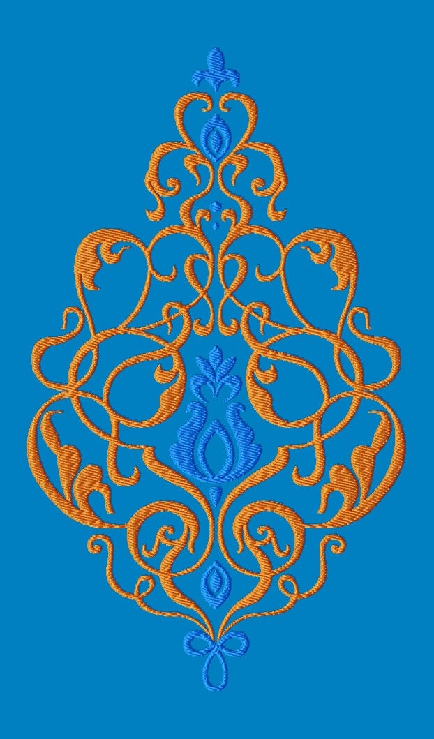 NEW! Machine Embroidery Design, Pattern for Curtain, Pillow, Hand Bag ...
