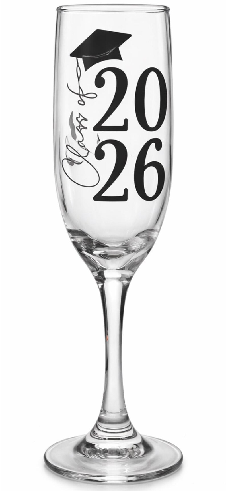 Class of 2026 Graduation Champagne Flute | Graduation Lovers - Etsy