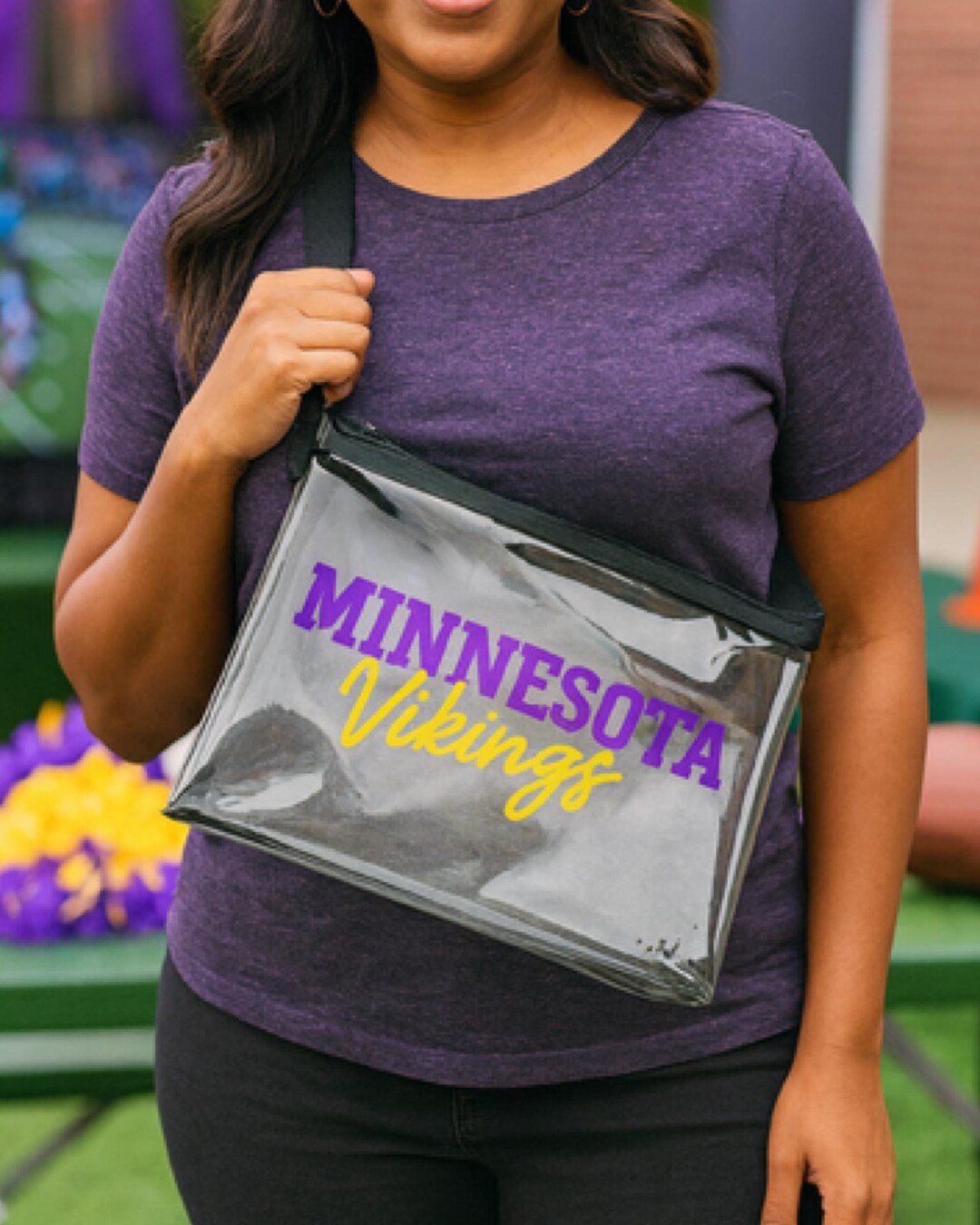 Crossbody Purse | Vikings Merch | Stadium Approved | Tailgate Ready - Etsy