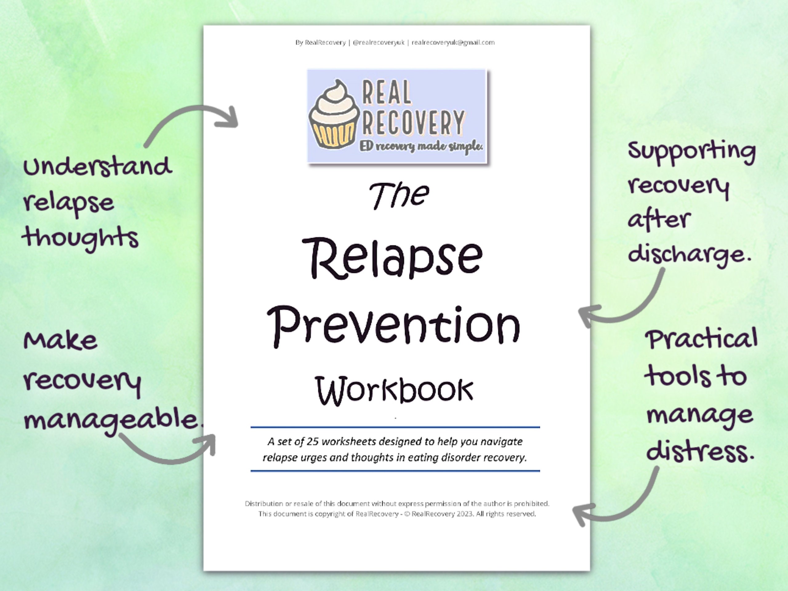 Relapse Prevention Workbook Eating Disorder Recovery - Etsy