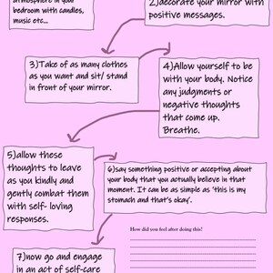 25 Eating Disorder Recovery Worksheets *printable* - Etsy