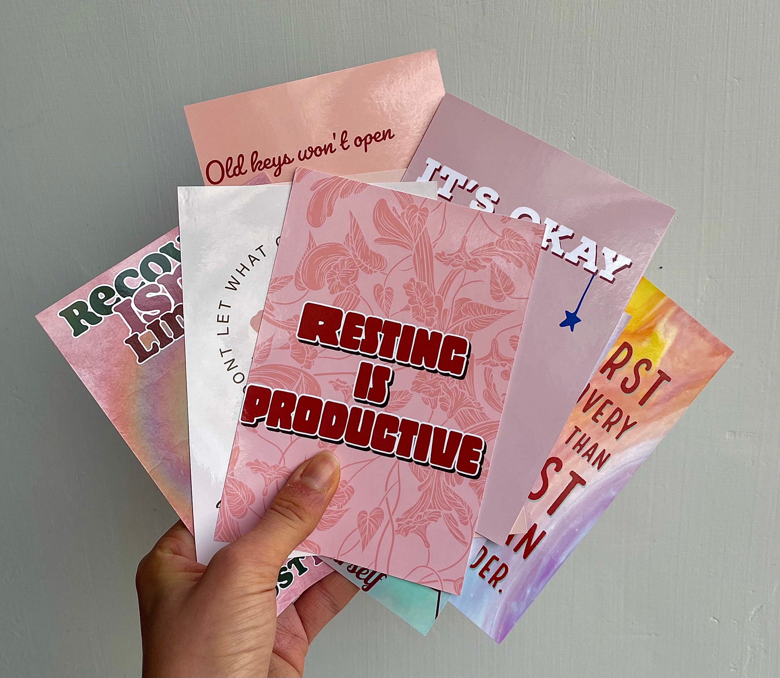 Eating Disorder Recovery Affirmation/ Reminder Cards *DIGITAL* - Etsy