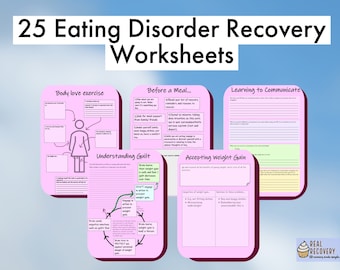 Body Image Worksheets Eating Disorder Recovery Printable - Etsy