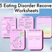 25 Eating Disorder Recovery Worksheets printable - Etsy