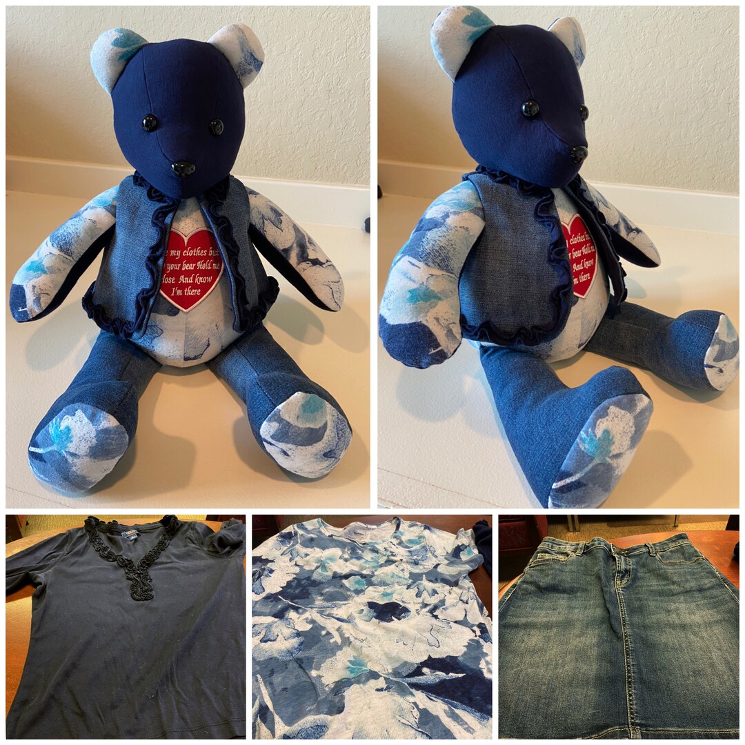 18 Inch Memory Bear Keepsake Custom Made - Etsy