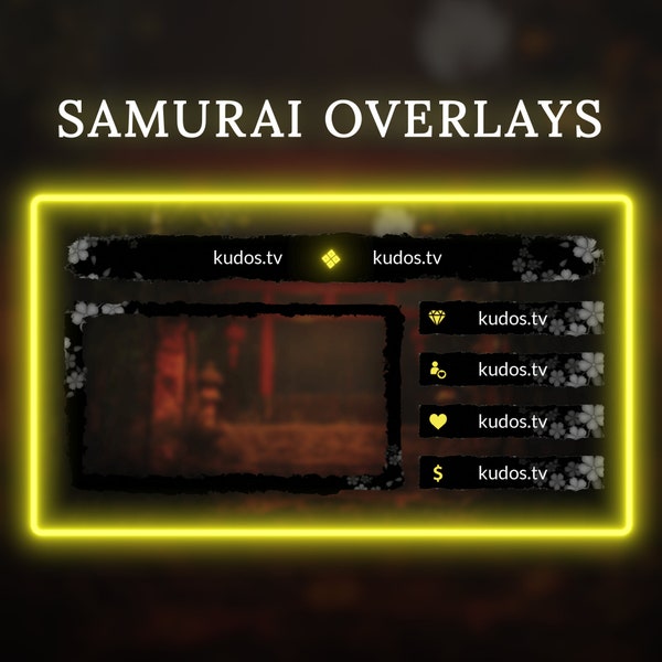 Samurai Obs Overlay - Etsy